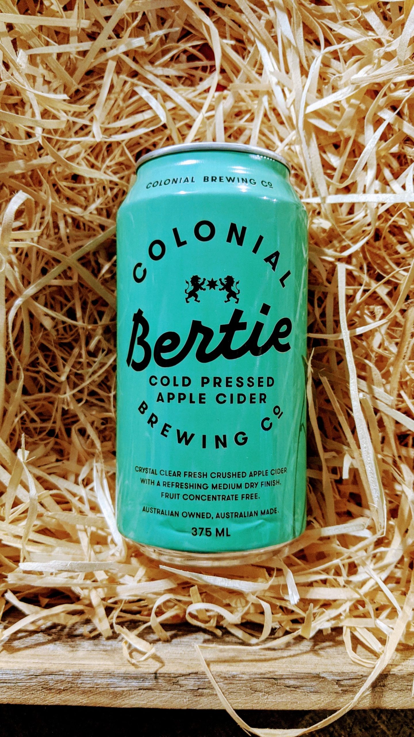 Colonial Bertie Apple Cider 375ml – Burwood Cellars